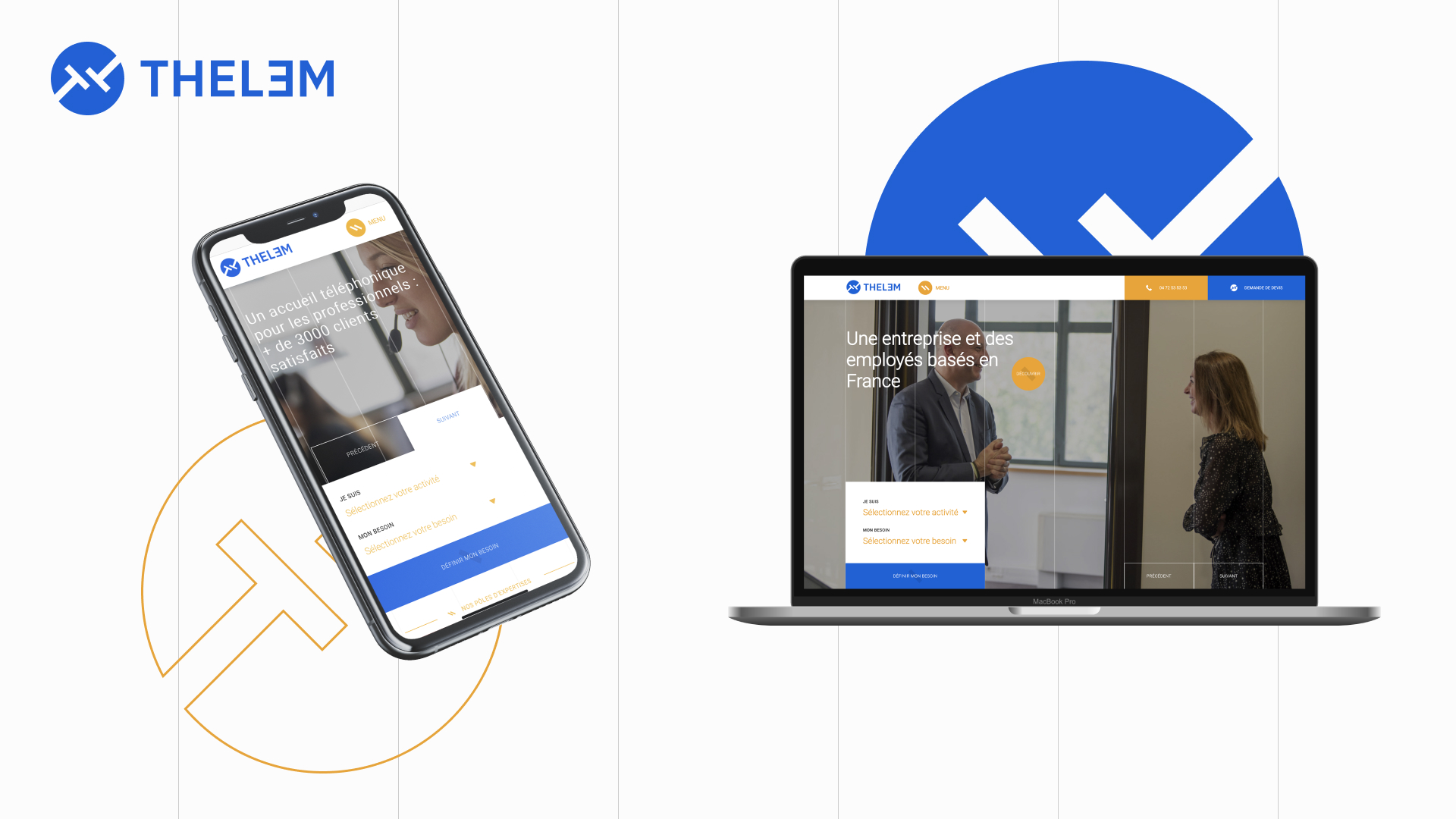 Refonte du site internet et de l'identité digitale de Thelem