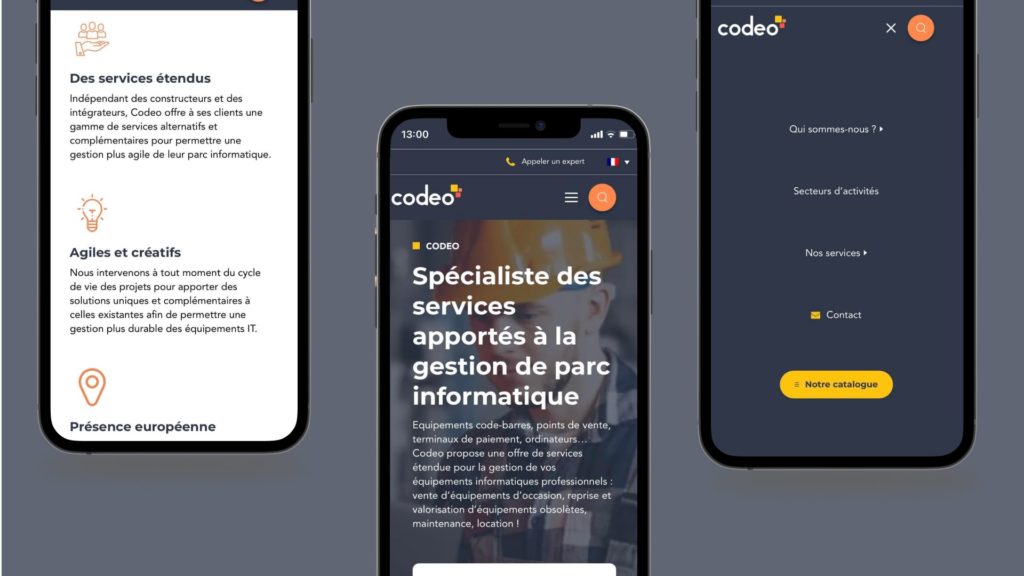 CODEO - Reconditionneur BtoB - Refonte site web, e-commerce et accompagnement SEO